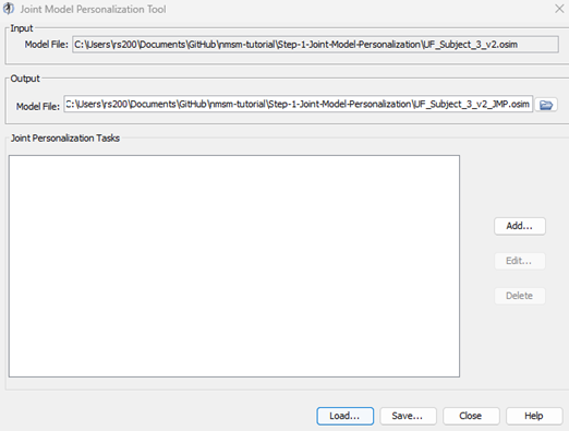Joint Model Personalization Tutorial | Neuromusculoskeletal Modeling ...